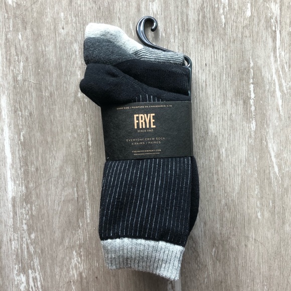 Frye | Accessories | Frye Everyday Crew Sock 3pack | Poshmark